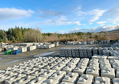 Prebench Bases | | Stormwater | Hyland Precast Concrete, BC